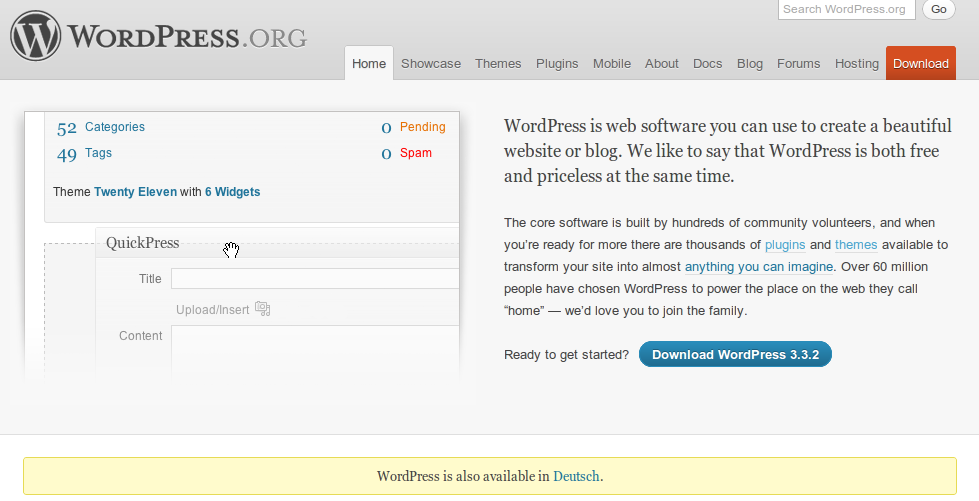 Wordpress - Self-Hosted Web