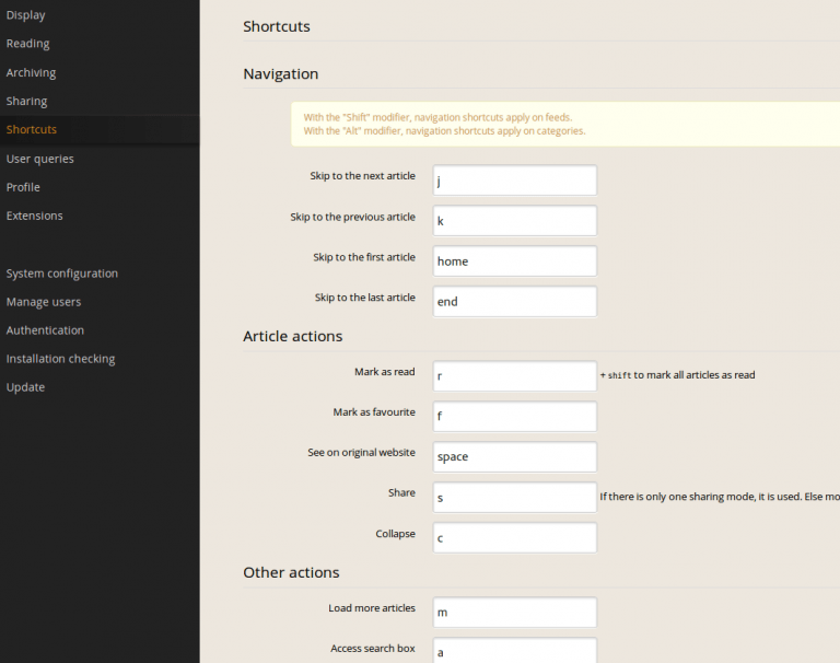 FreshRSS - reigniting the RSS love - Self-Hosted Web